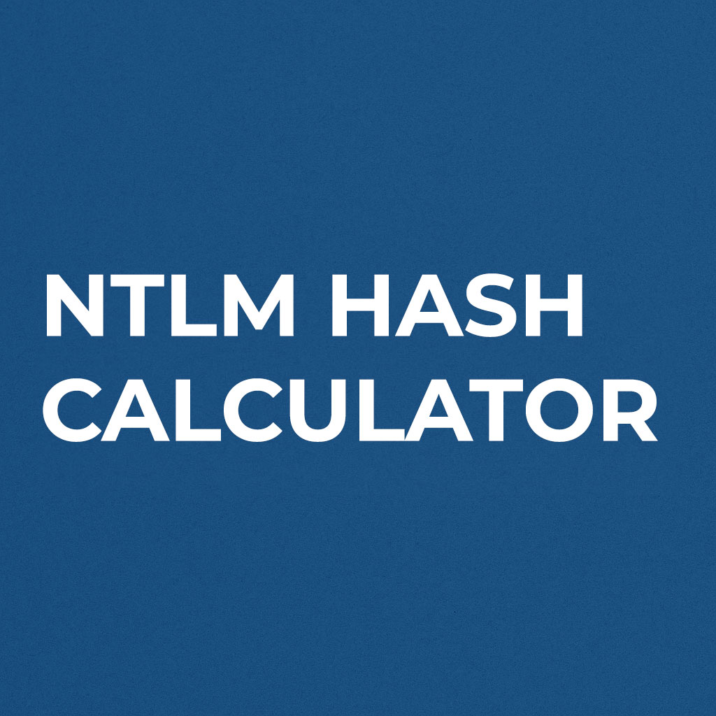 NTLM Hash Calculator | Smart Web Toolkit
